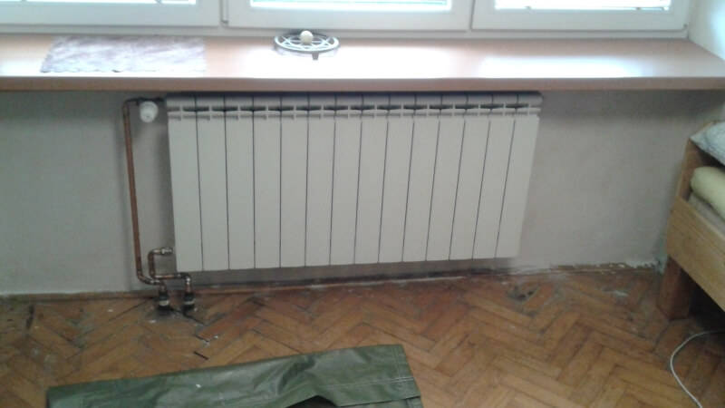 Výměna radiátorů v RD - Gast-Vytápění.cz